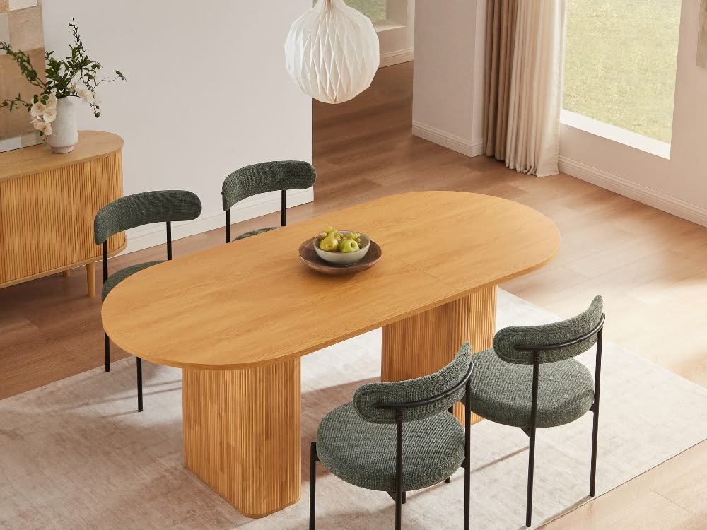 Buy Tate extendable dining table natural | Lifely